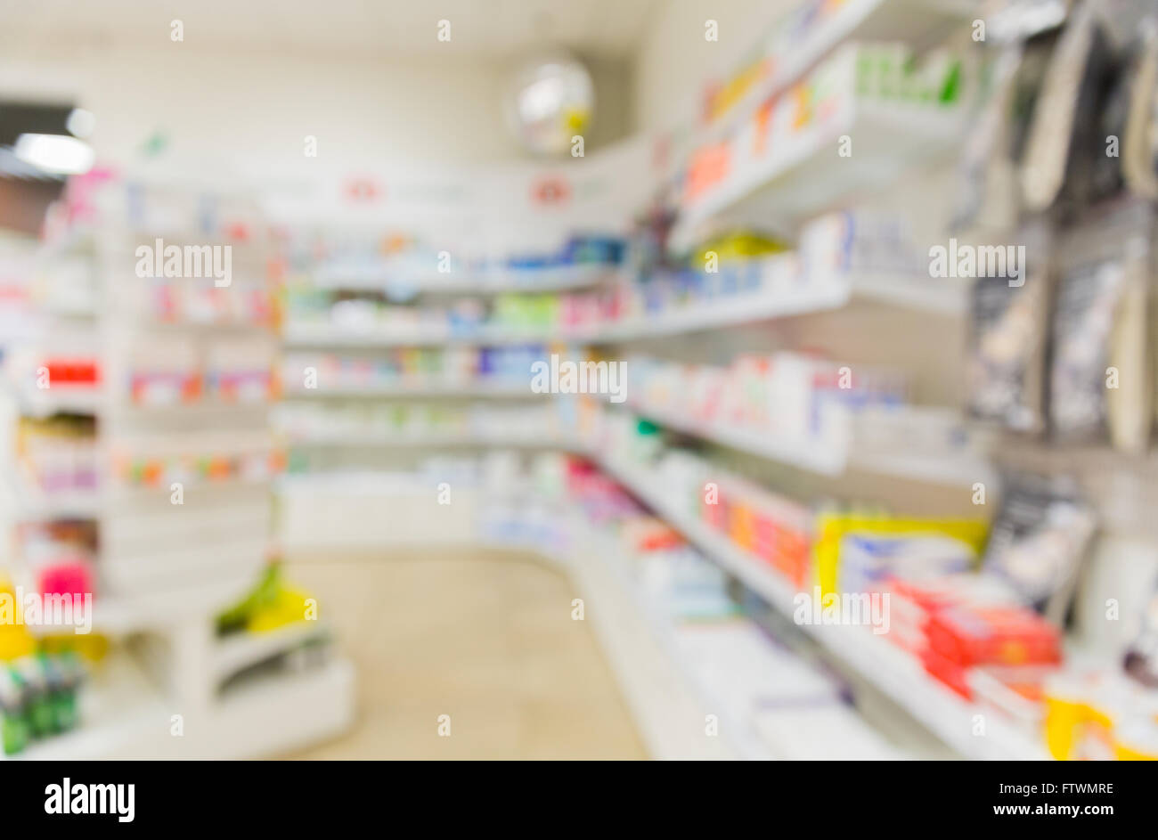 pharmacy or drugstore room background Stock Photo - Alamy