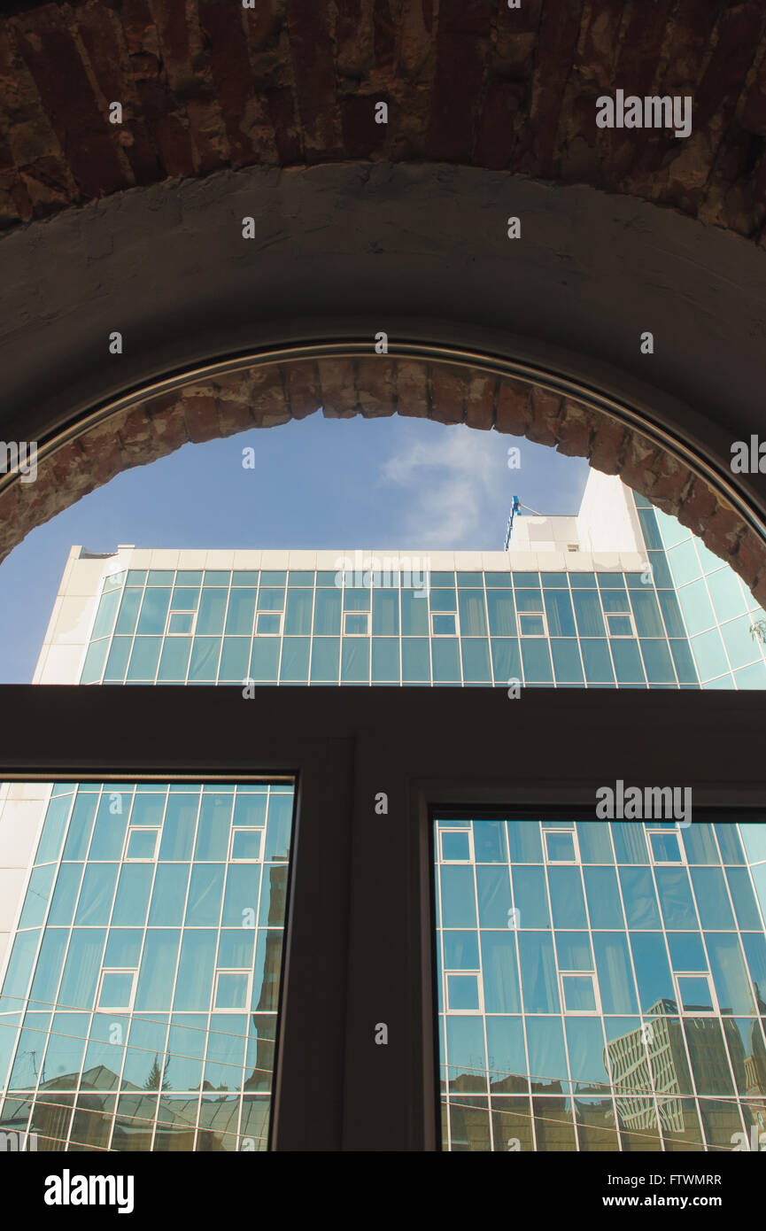 The view from the windows on modern building Stock Photo - Alamy