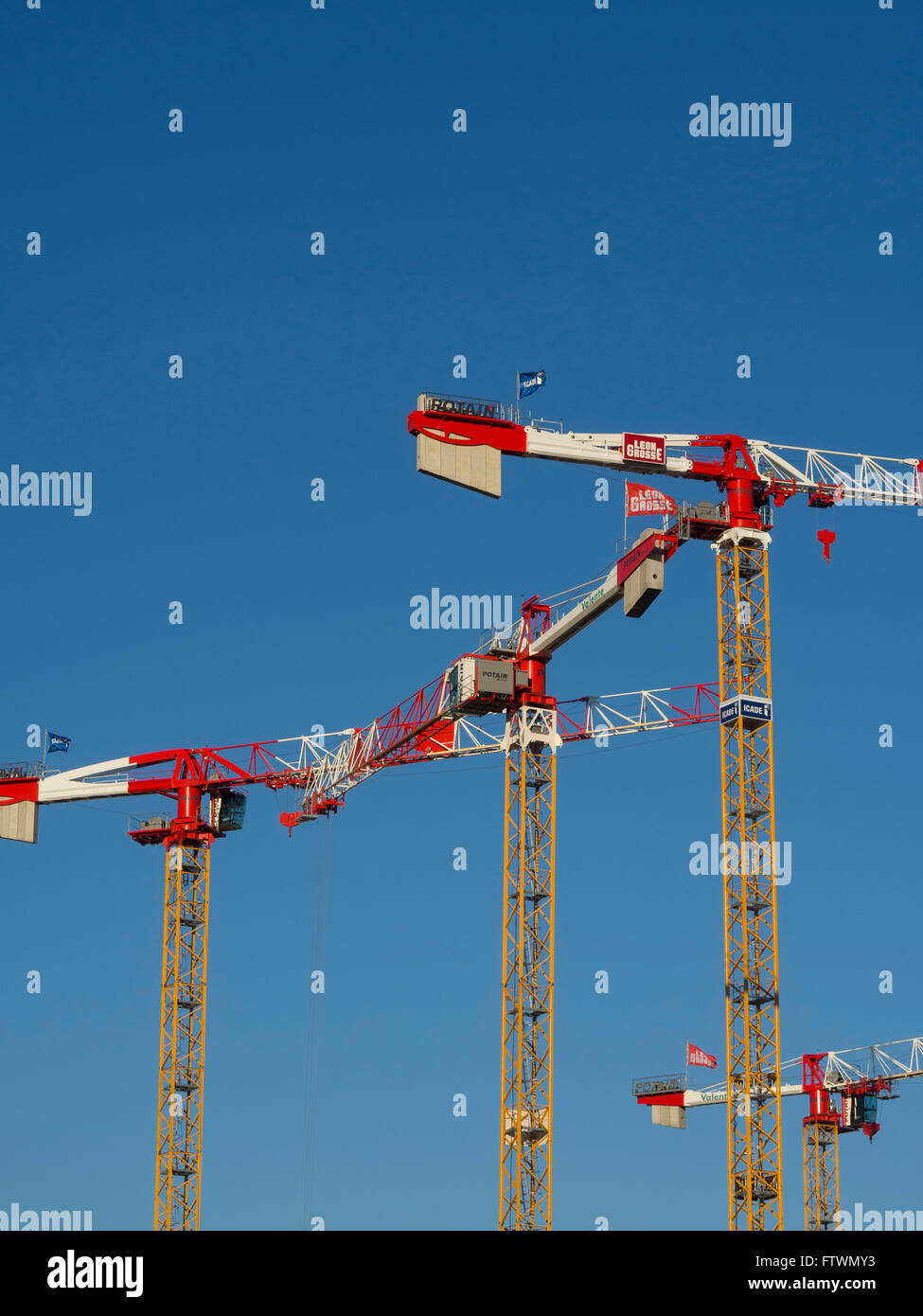 Potain tower crane hi-res stock photography and images - Alamy