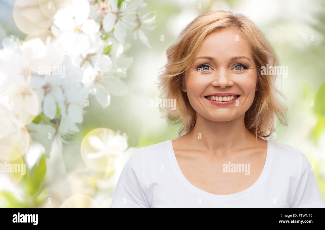 Pretty woman in white shirt hi-res stock photography and images - Alamy