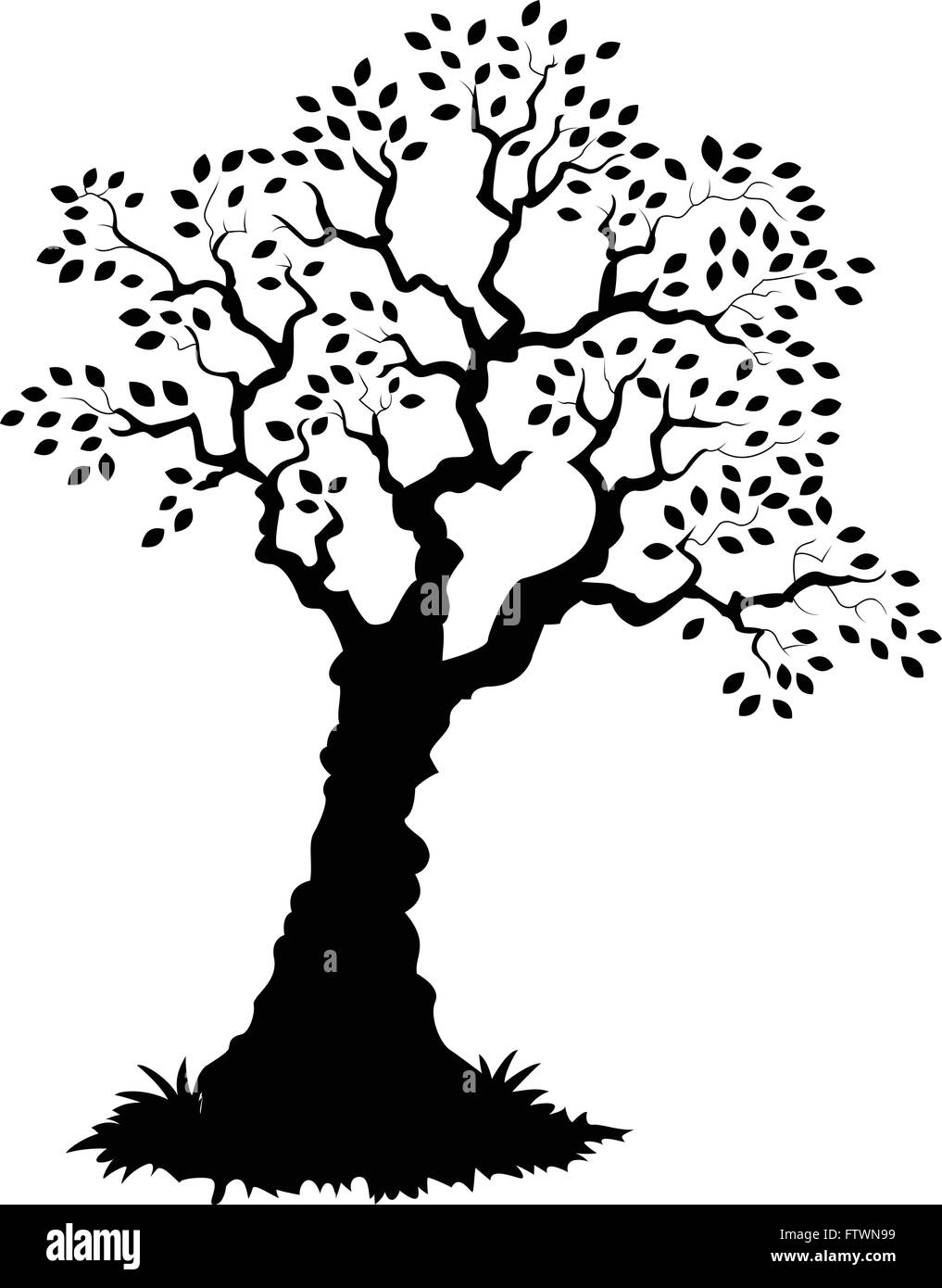 Allegory tree Stock Vector Images - Alamy