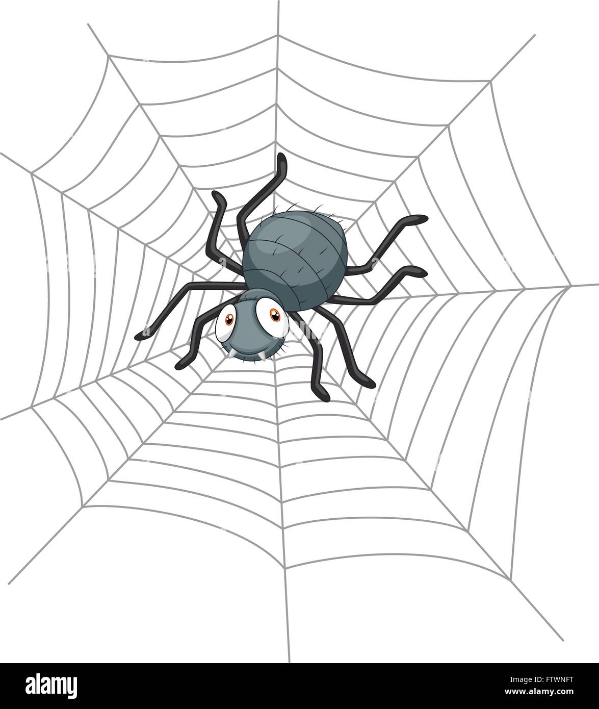 Cartoon spider hi-res stock photography and images - Alamy