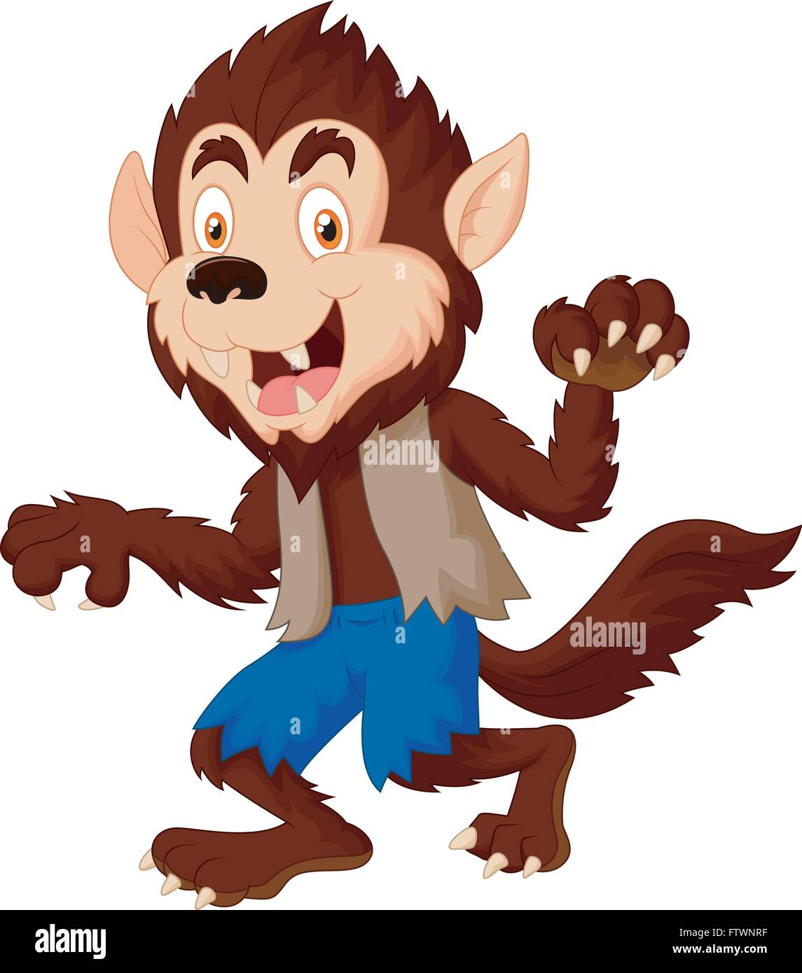 Cartoon werewolf hi-res stock photography and images - Alamy
