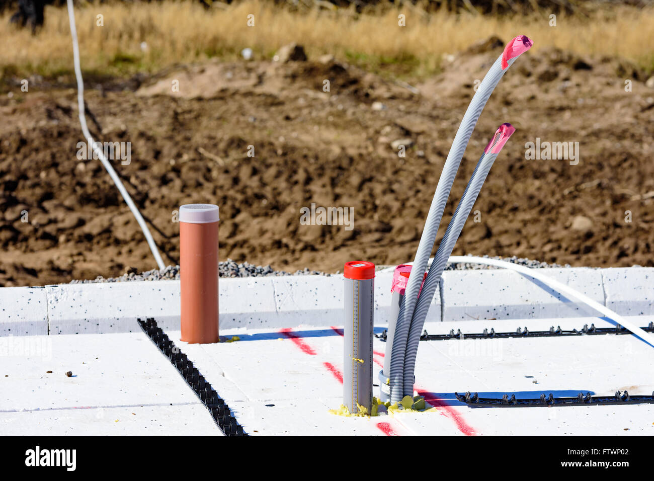 Plastic pipe construction hi-res stock photography and images - Alamy