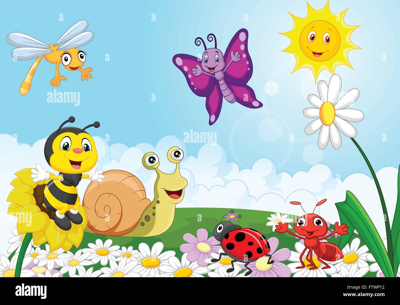 Cartoon small animals Stock Vector Image & Art - Alamy