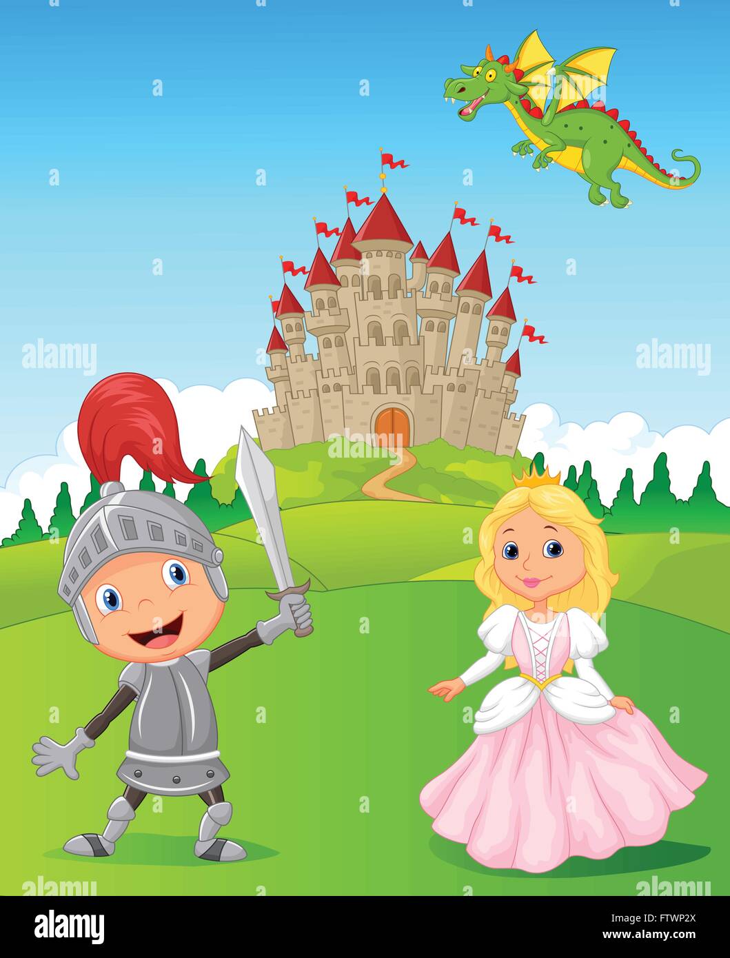 Knight And Princess Clipart