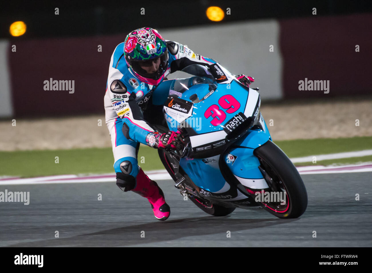 Losail International Circuit, Qatar. 19th March 2016 Luis Salom during ...
