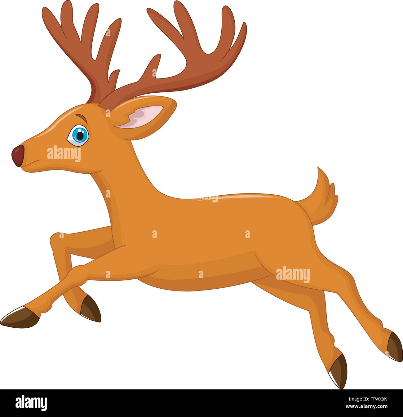 Animated Running Deer