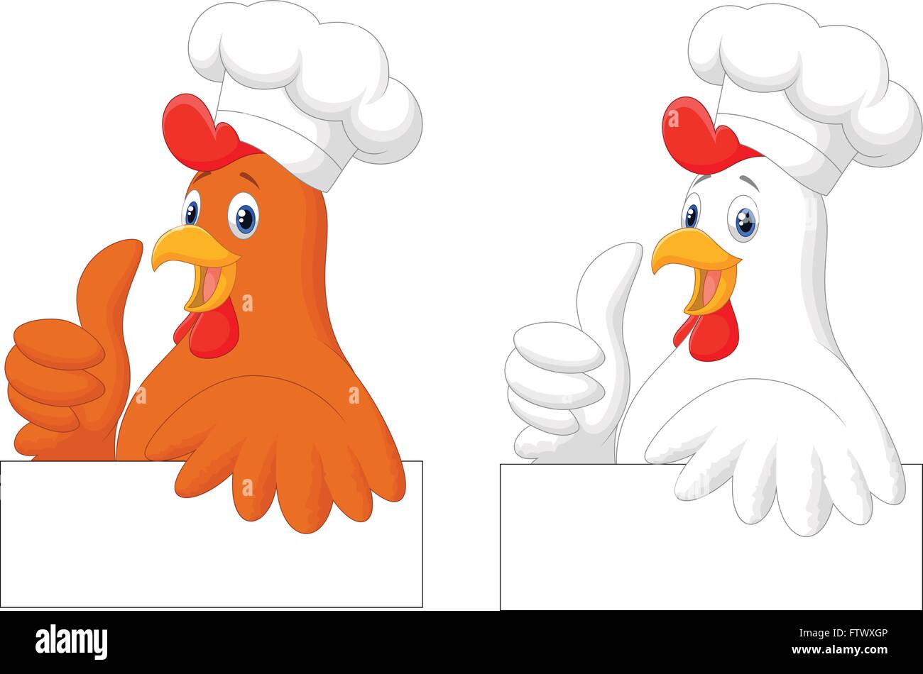 Rooster chef cartoon giving thumb up Stock Vector Image & Art - Alamy