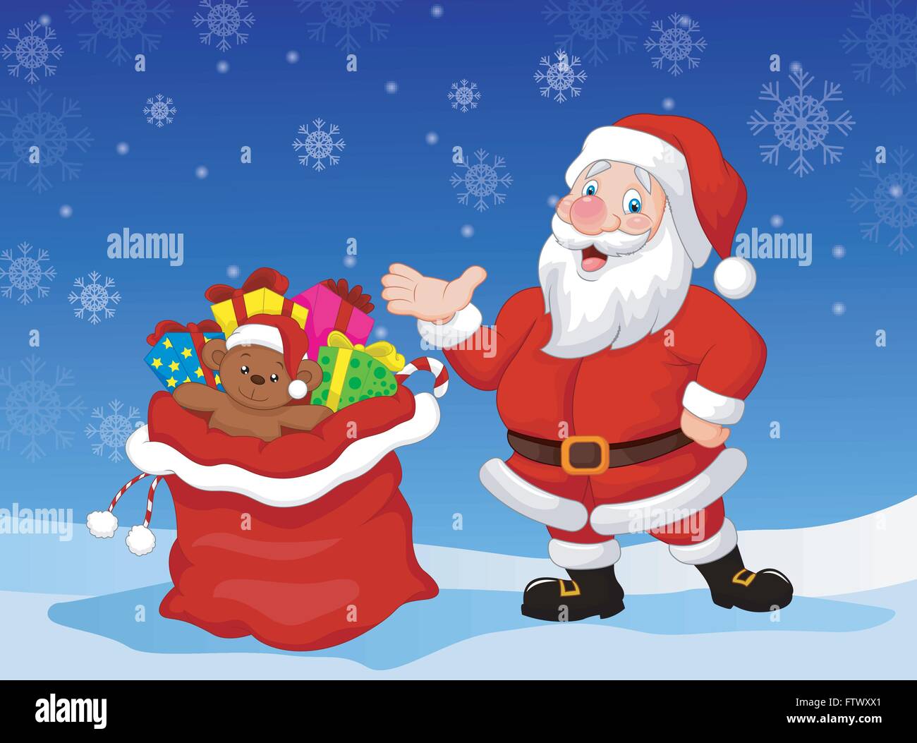 Hello december card gift Stock Vector Images - Alamy