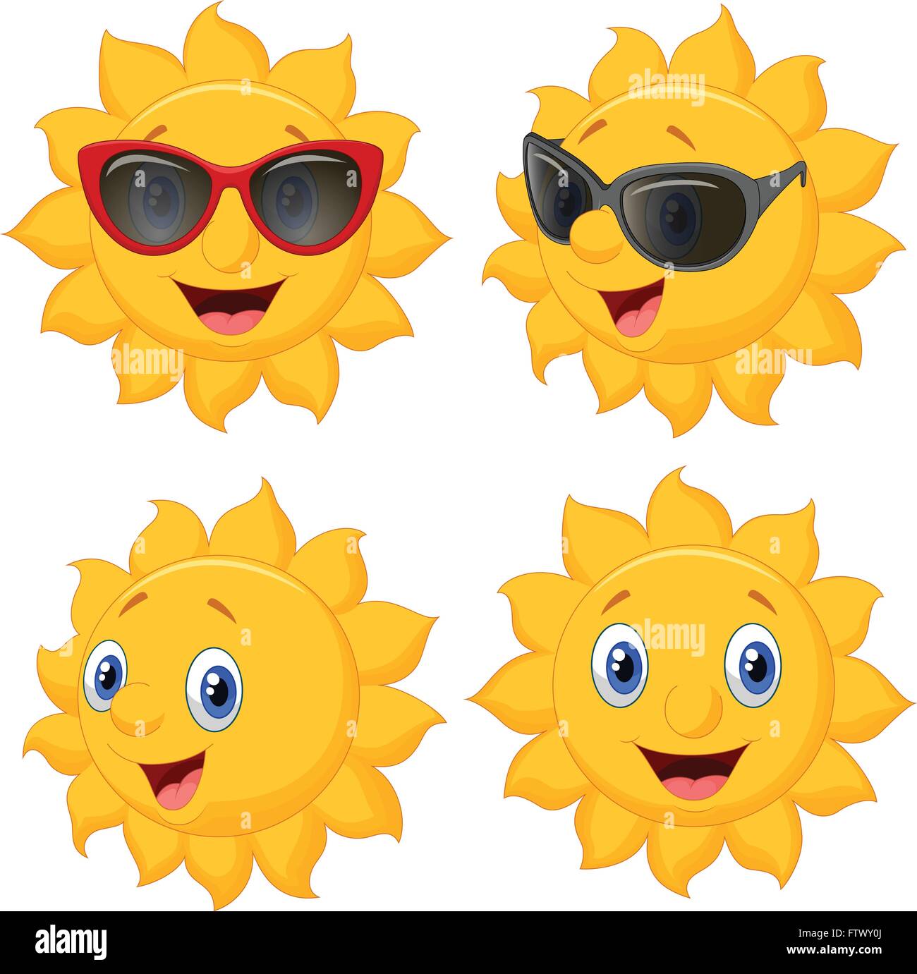 Sunbathing smiley face Stock Vector Images - Alamy