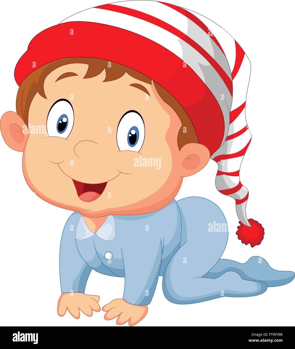 baby boy cartoon Stock Vector Image & Art - Alamy