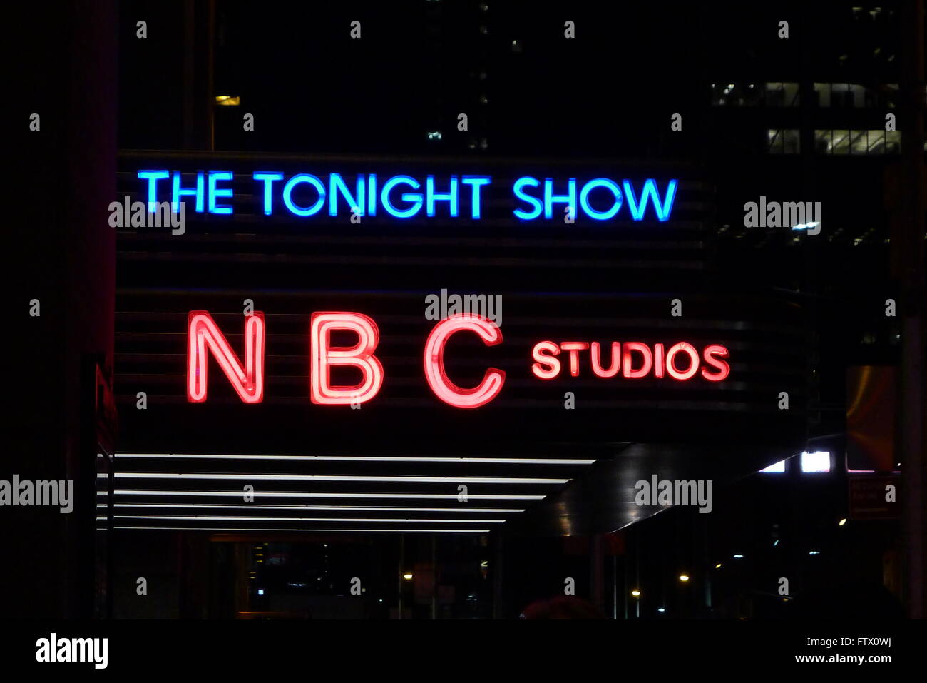 Neon Sign - The Tonight Show Stock Photo - Alamy
