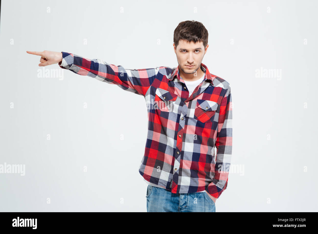 Angry man and pointing hi-res stock photography and images - Alamy