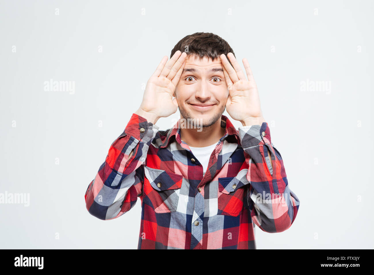 Funny man looking at camera hi-res stock photography and images - Alamy
