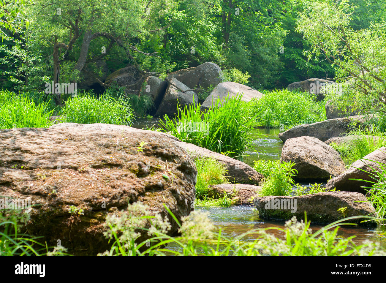 Beautiful river waterfall landscape hi-res stock photography and images ...