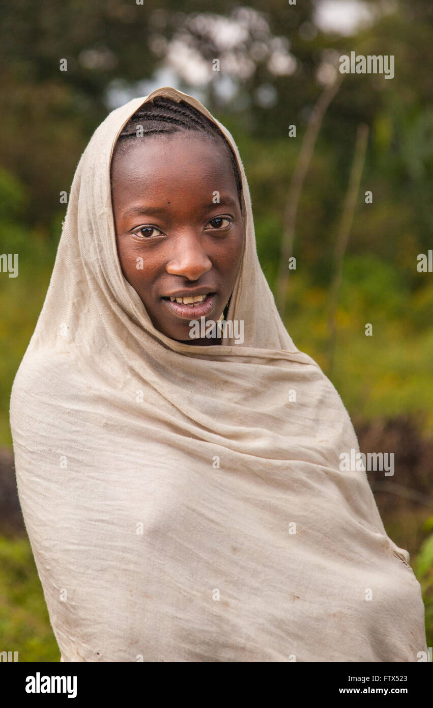 Lady in white - RPS Exhibition. A member of the Gedeo tribe, a Muslim ...