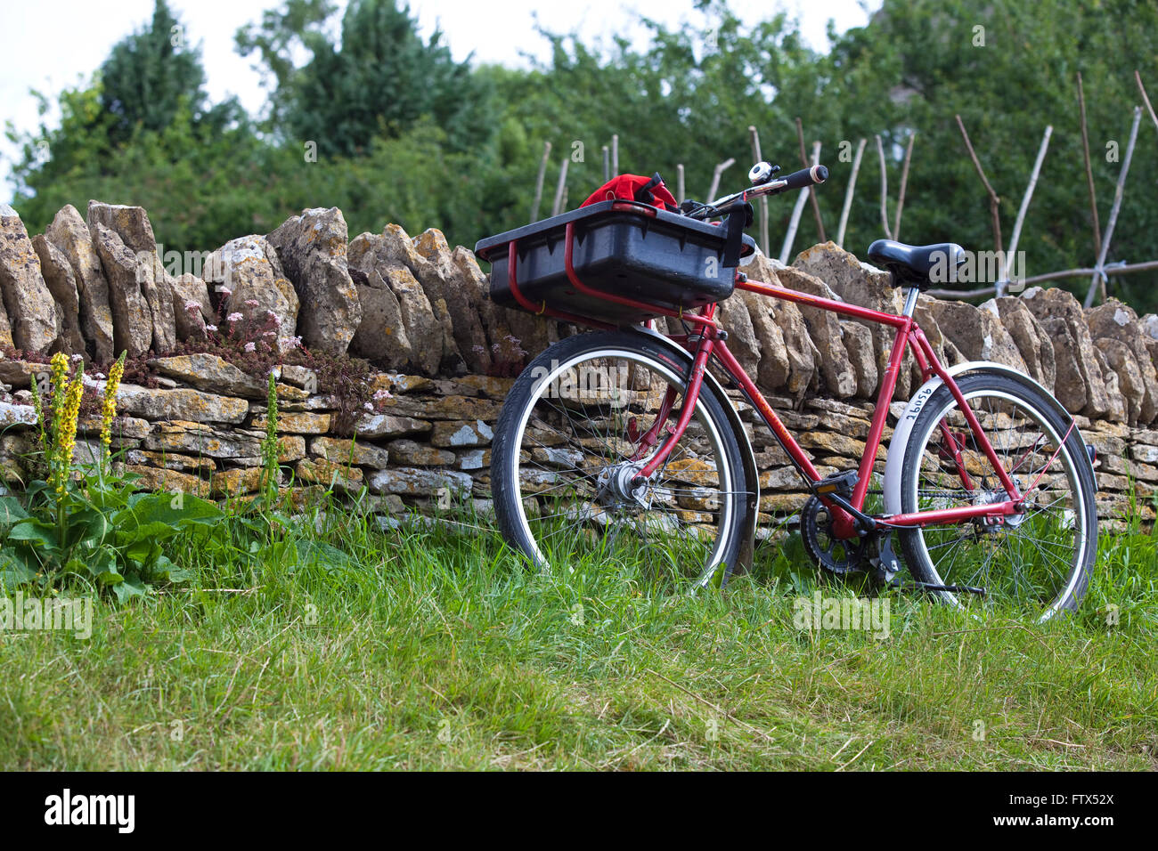 Postman bike hi-res stock photography and images - Alamy