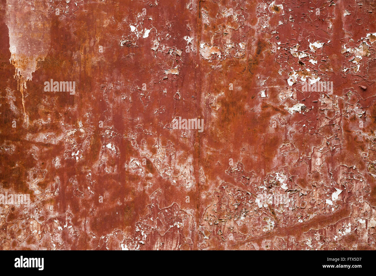 Old red cracked paint on metal background Stock Photo - Alamy