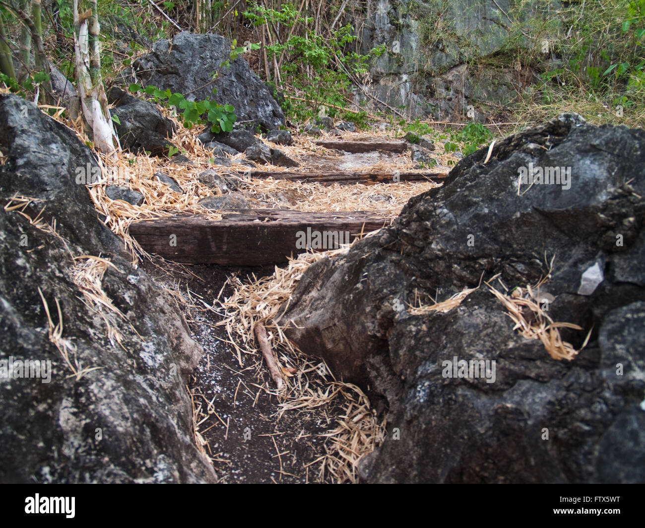 Trail on mountain Stock Photo - Alamy