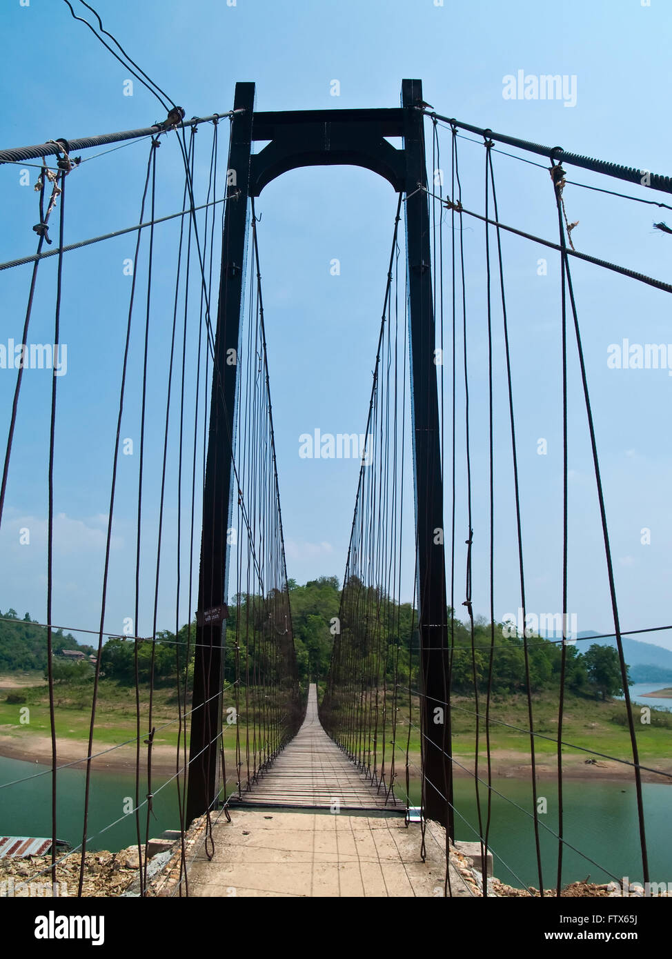 Suspension rope bridge hi-res stock photography and images - Alamy