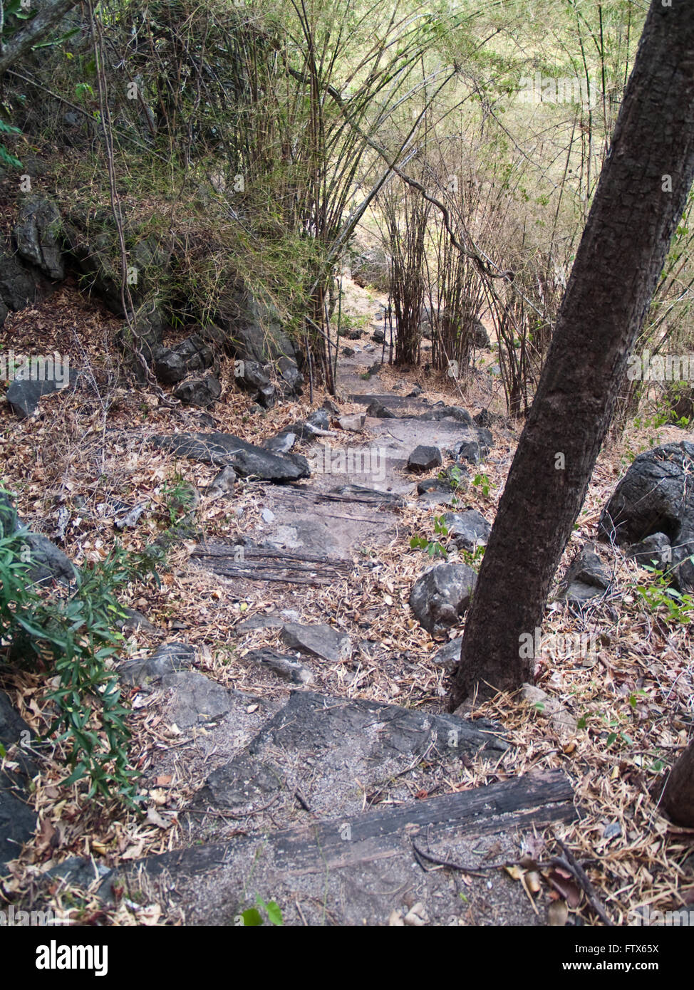 Trail on mountain Stock Photo - Alamy