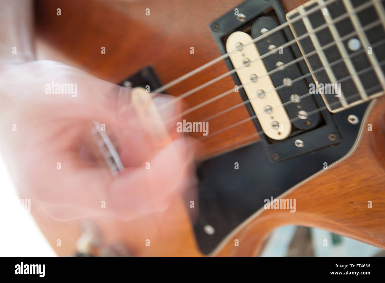 Close up of Dave Slack playing guitar Stock Photo - Alamy