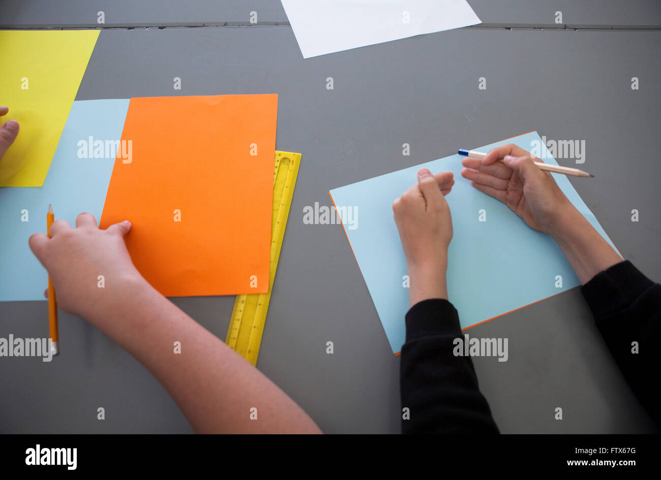 Pupils (to remain unamed) at Bettws High School, Newport, Wales ...