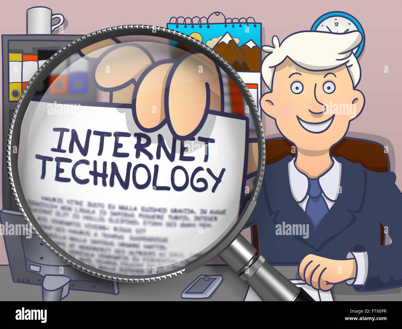 Doodle digital global network hi-res stock photography and images - Alamy