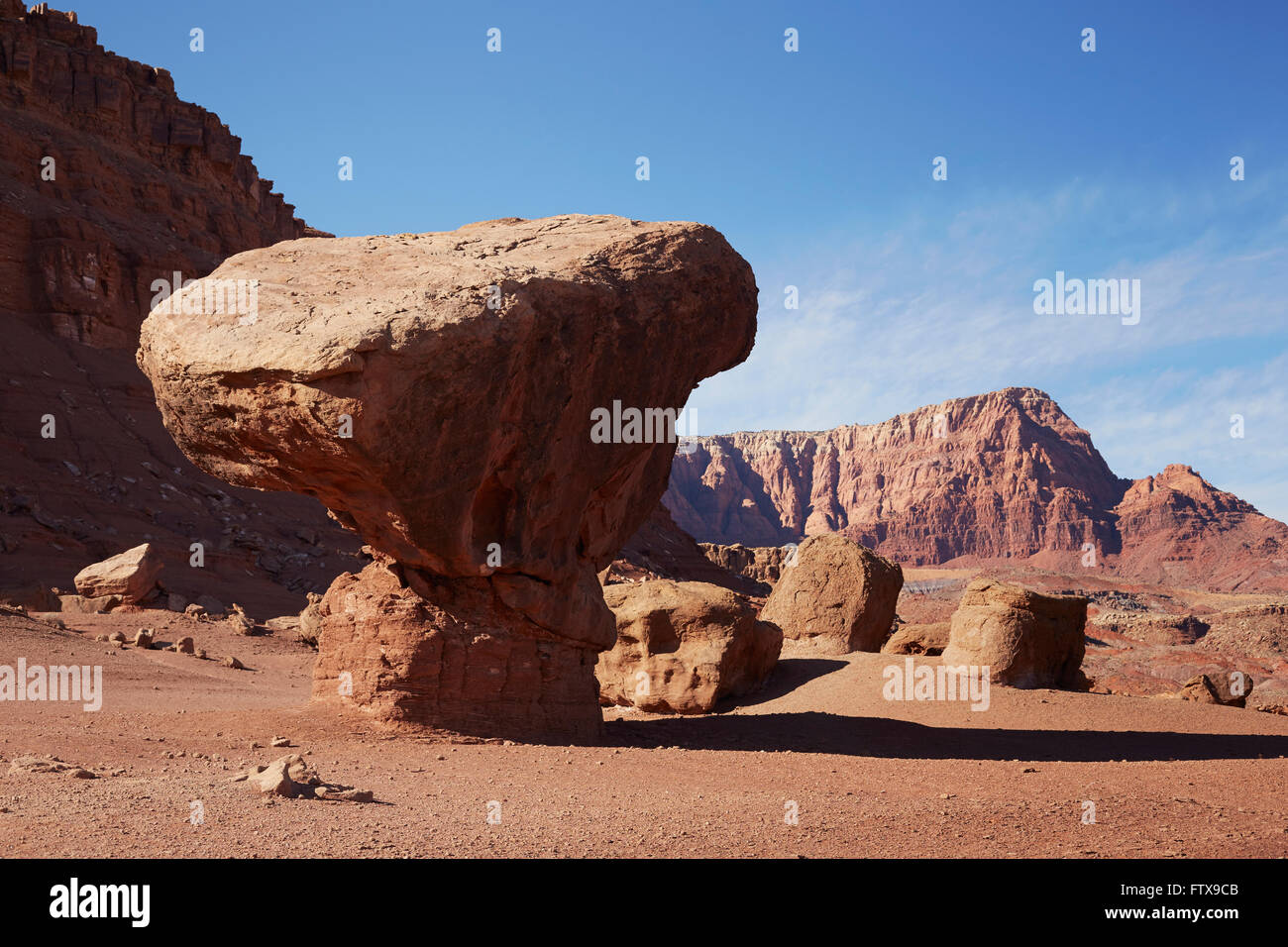 Balanced Rock, Lee's Ferry, Arizona, USA Stock Photo - Alamy