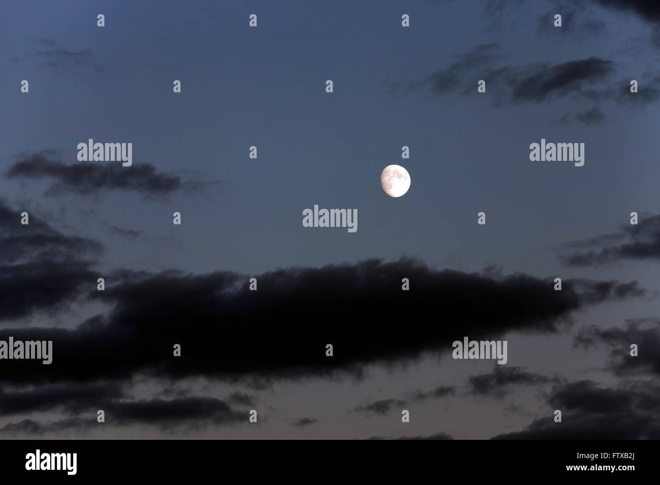 moon in the sky Stock Photo - Alamy