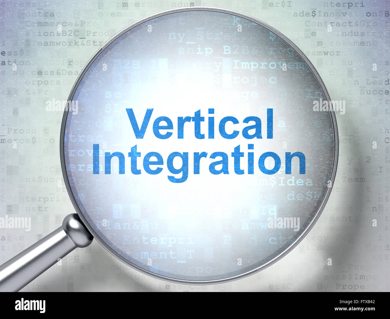 Finance concept vertical integration hi-res stock photography and ...