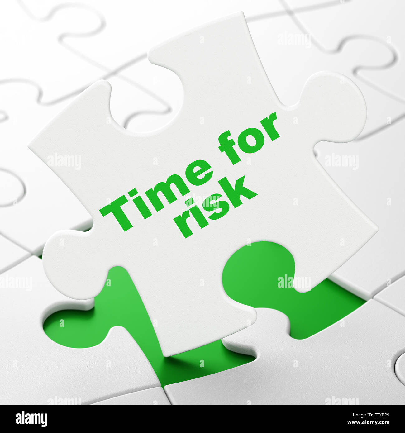Timeline concept: Time For Risk on puzzle background Stock Photo - Alamy