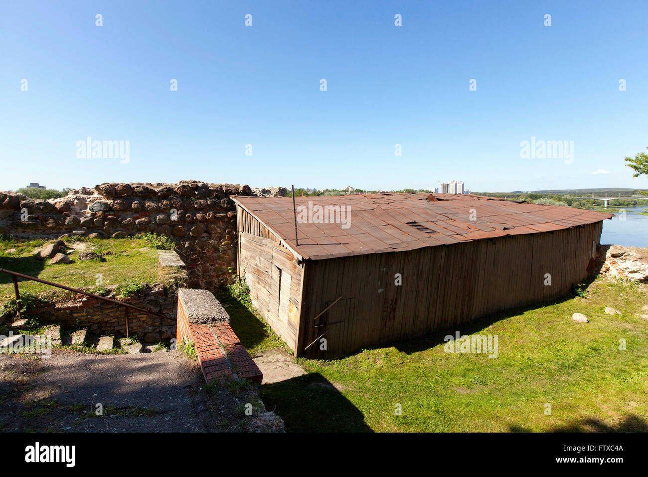 ancient castle , Belarus Stock Photo - Alamy