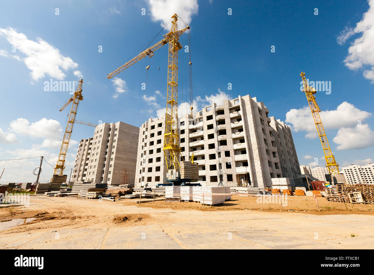 construction high-rise buildings Stock Photo - Alamy
