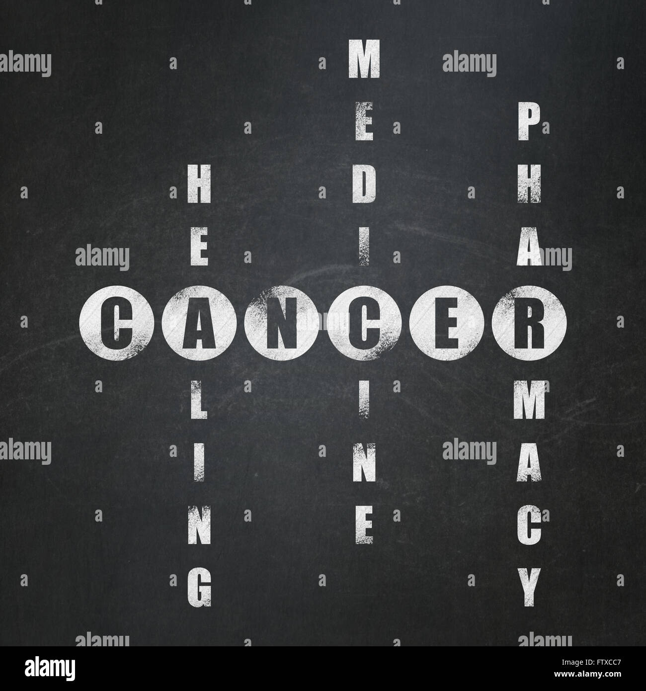 Health concept: Cancer in Crossword Puzzle Stock Photo - Alamy
