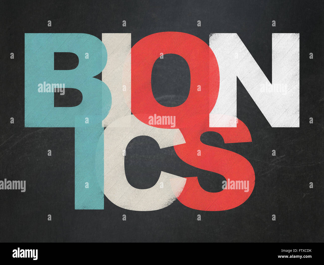 Science concept: Bionics on School Board background Stock Photo - Alamy