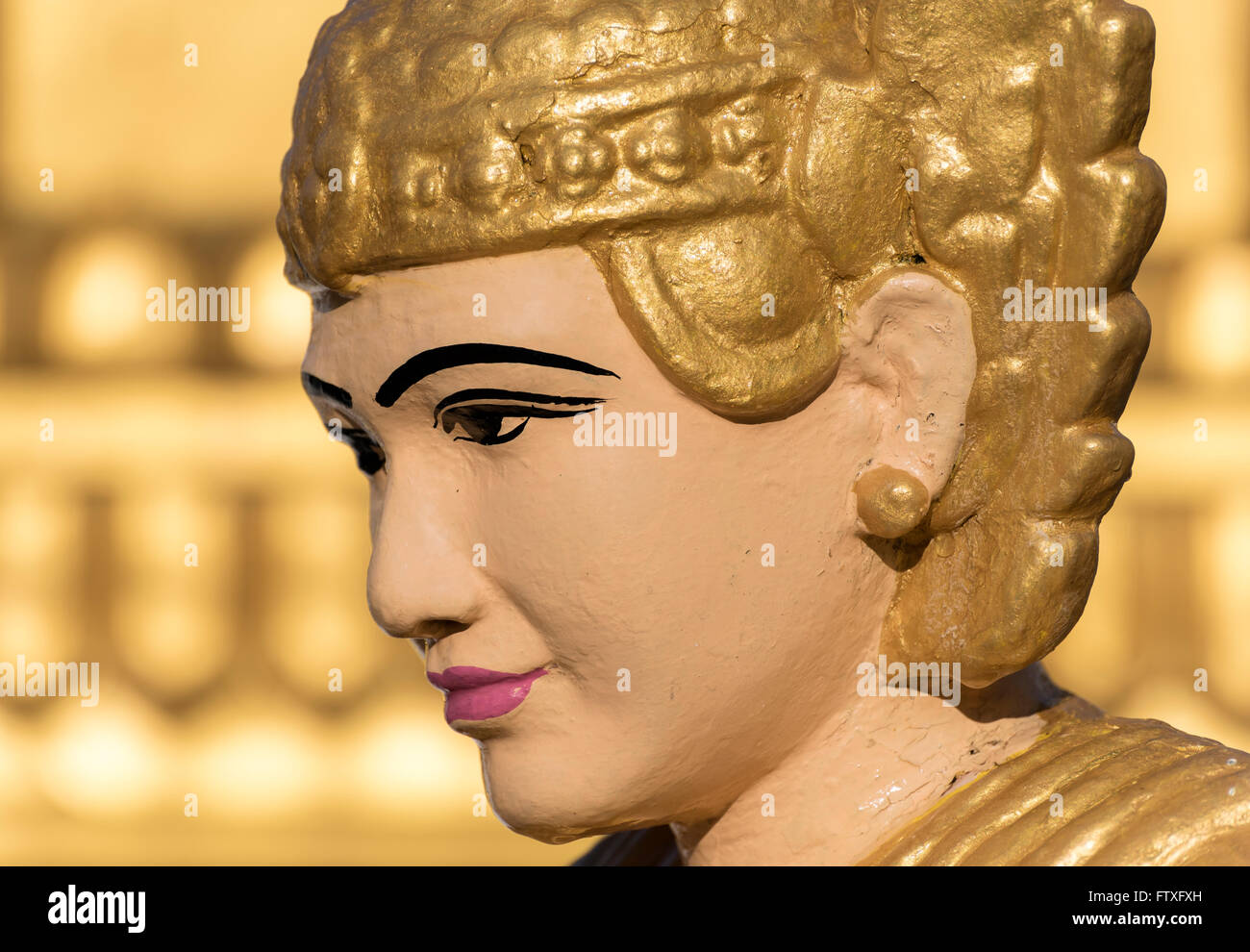 Spirit (nat) statue at Shwedagon Pagoda, Yangon (Rangoon), Myanmar ...