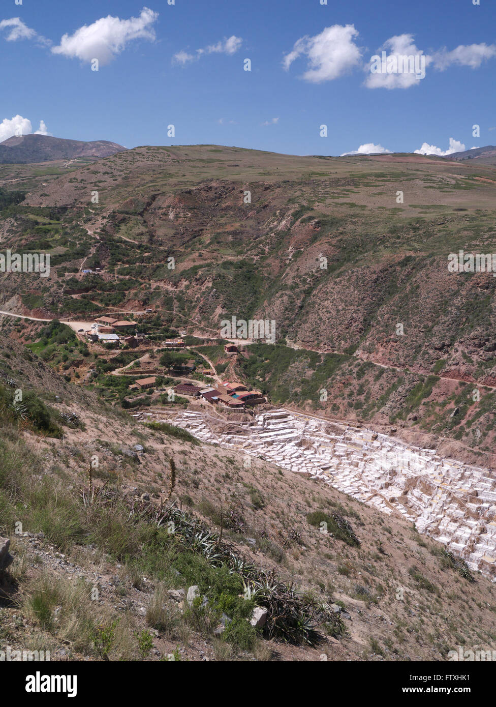 Maras in the Sacred Valley Salt mines Peru South America Stock Photo ...
