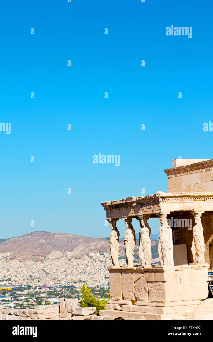 in greece the old architecture and historical place parthenon athens ...