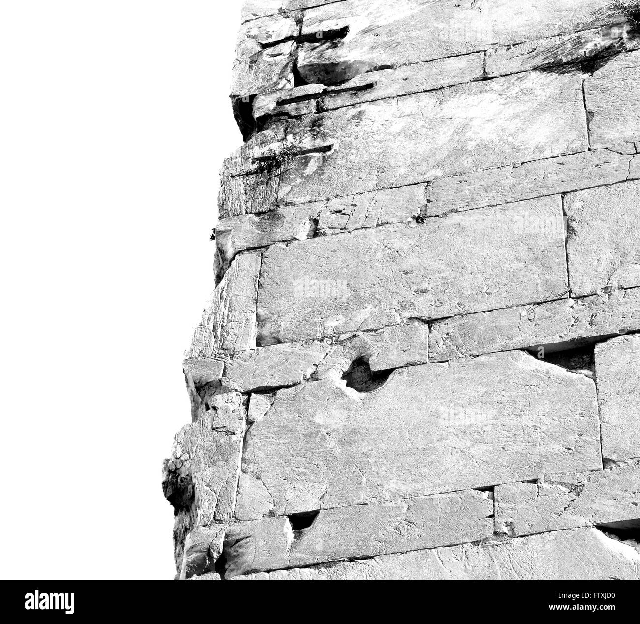 in europe athens acropolis and sky old towert and marble brick Stock ...