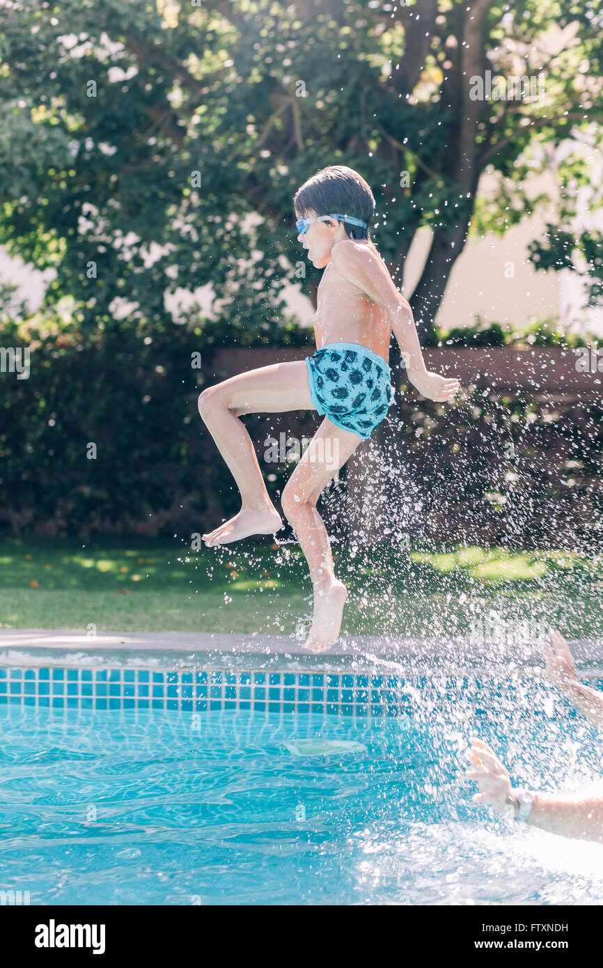 Man Jumping Pool High Resolution Stock Photography and Images - Alamy