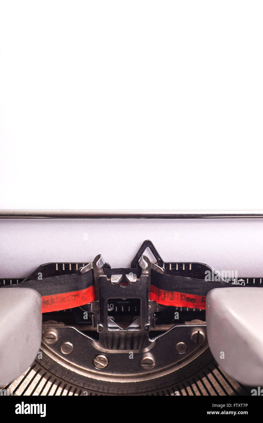 Details on antique typewriter. Vintage and retro Copy space Stock Photo ...