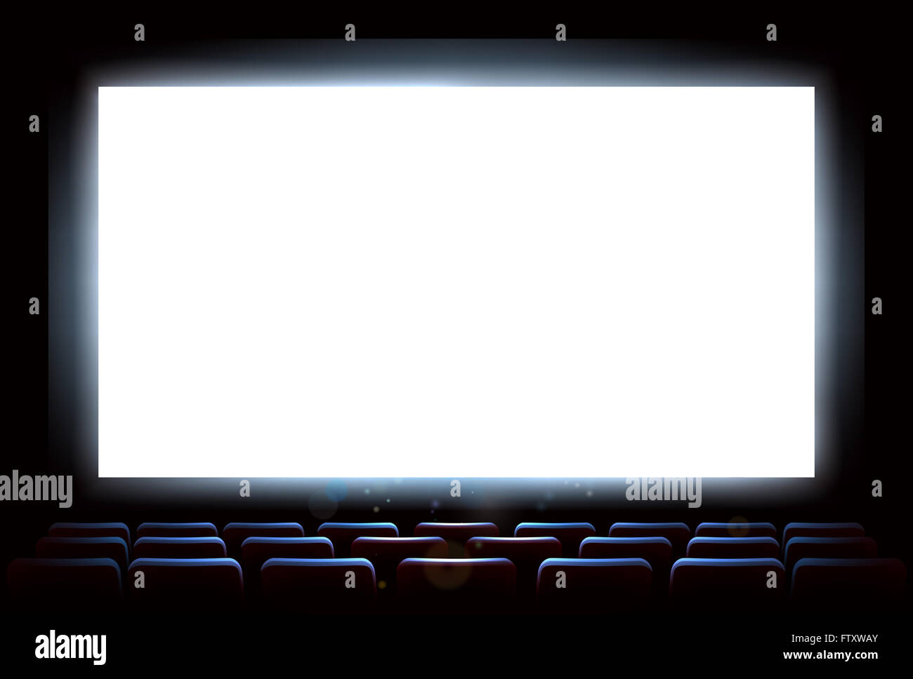 Luxury home movie theater screen hi-res stock photography and images ...