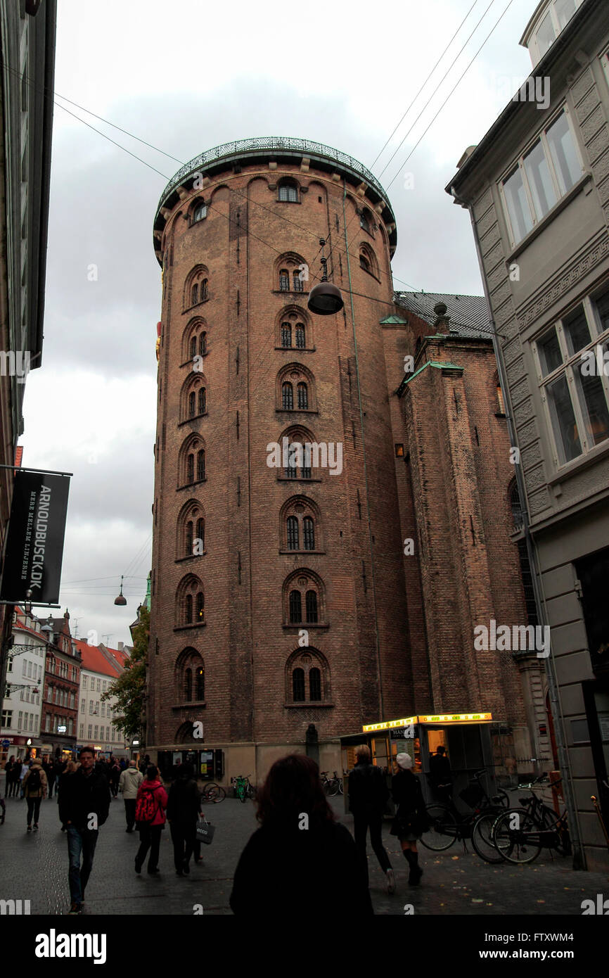 Rundetaarn The Round Tower, Copenhagen, Denmark Stock Photo - Alamy