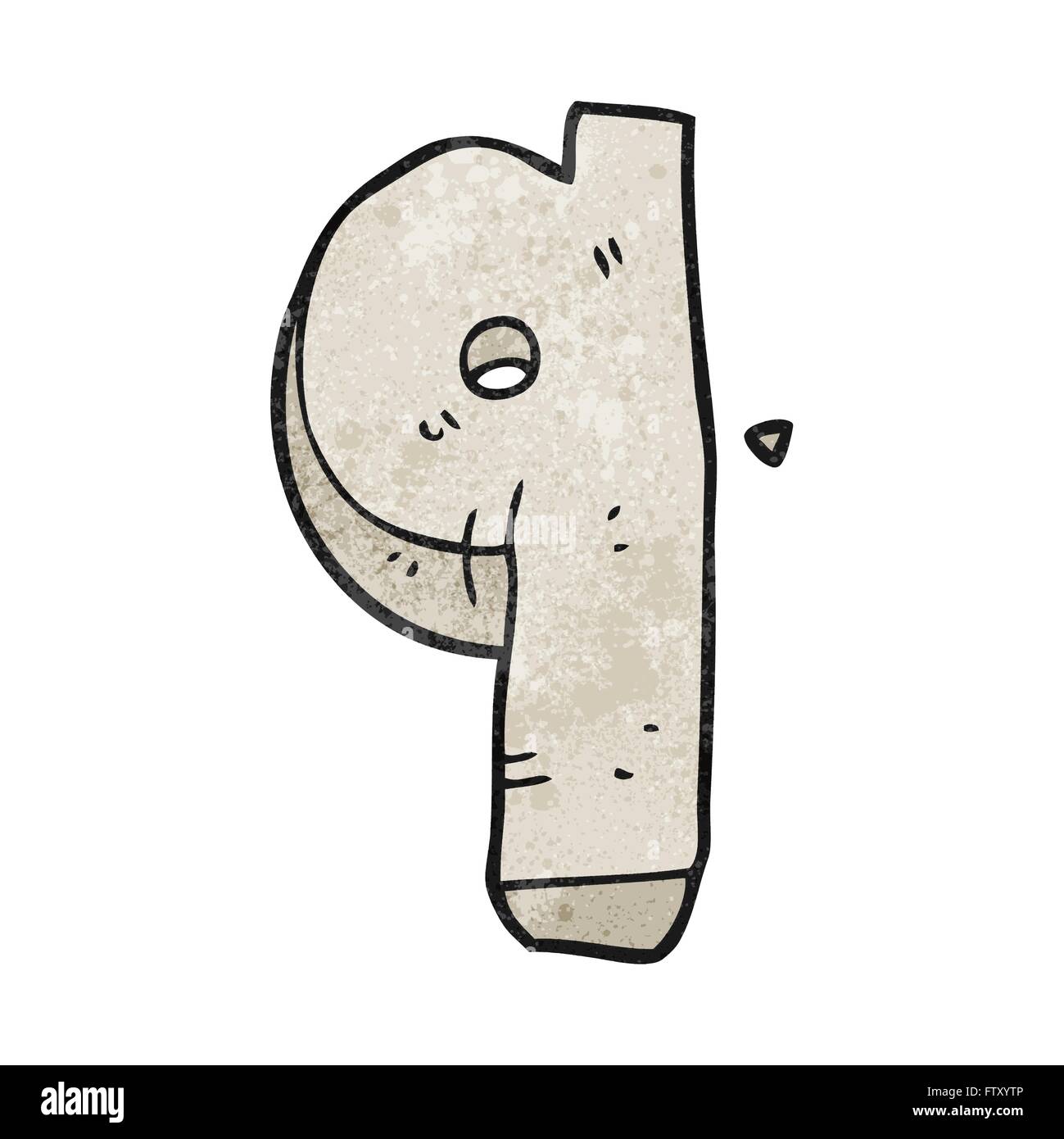 freehand textured cartoon stone number nine Stock Vector Image & Art ...