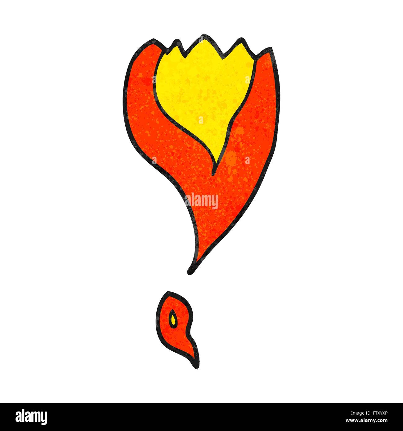 freehand textured cartoon rocket engine flames Stock Vector Image & Art ...