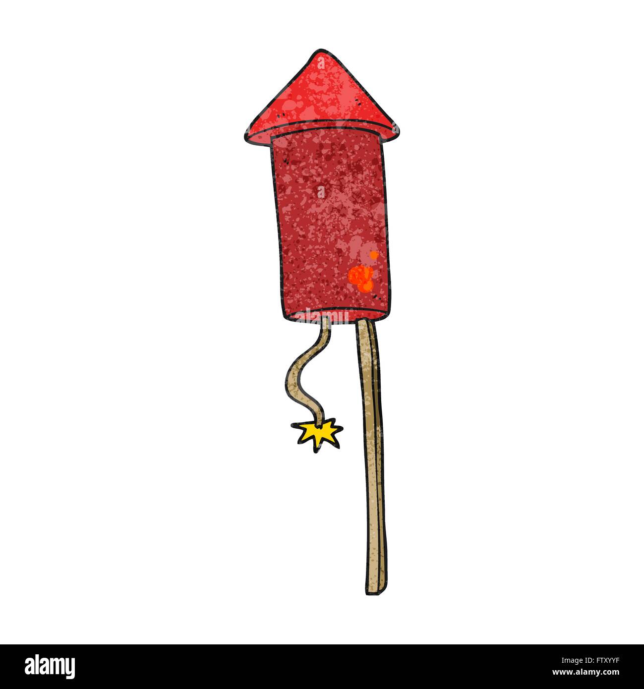 freehand textured cartoon firework Stock Vector Image & Art - Alamy