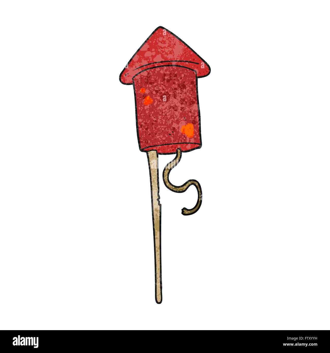 freehand textured cartoon firework Stock Vector Image & Art - Alamy