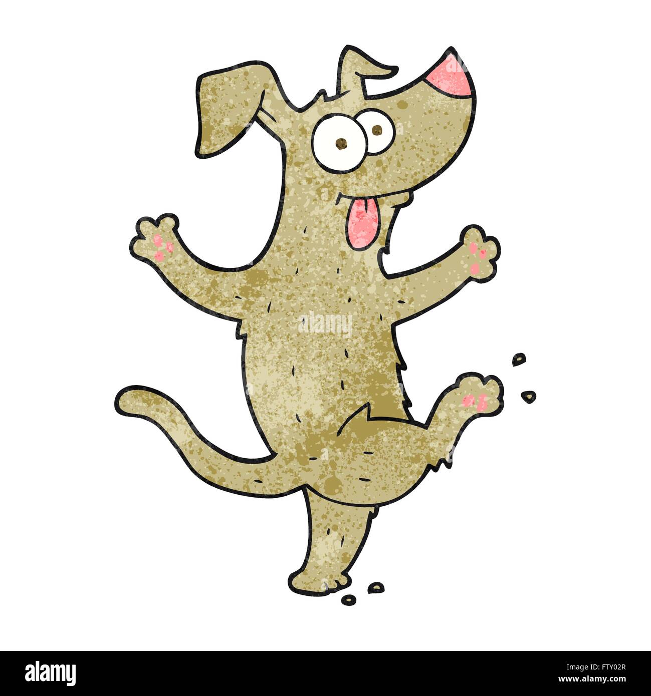 Funny dancing dog Stock Vector Images - Alamy